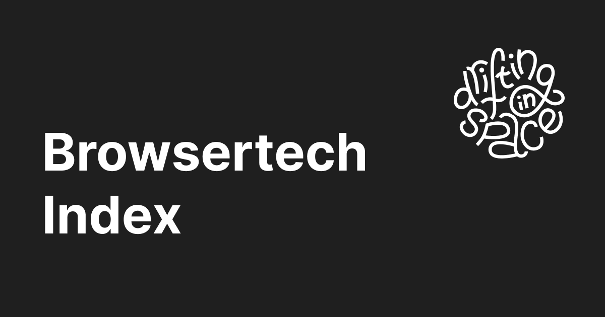 browsertech index
